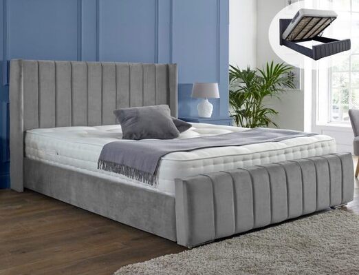 Ellington Velvet Luxury Ottoman Bed frame – Newcastle Furniture Centre